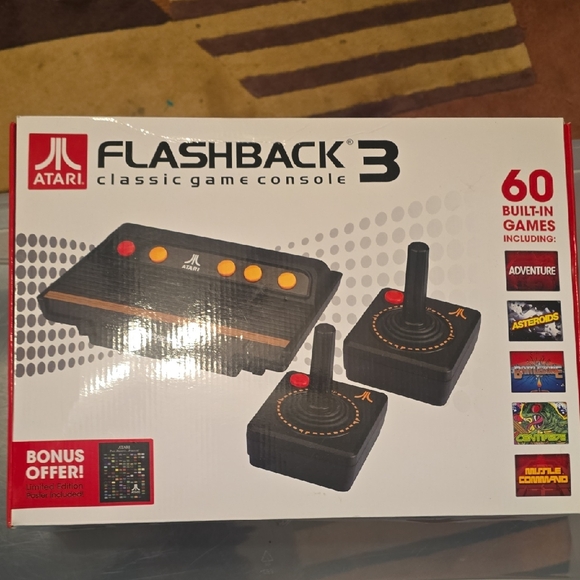 atari | Video Games & Consoles | Atari Flashback 3 Black Console With 6 ...
